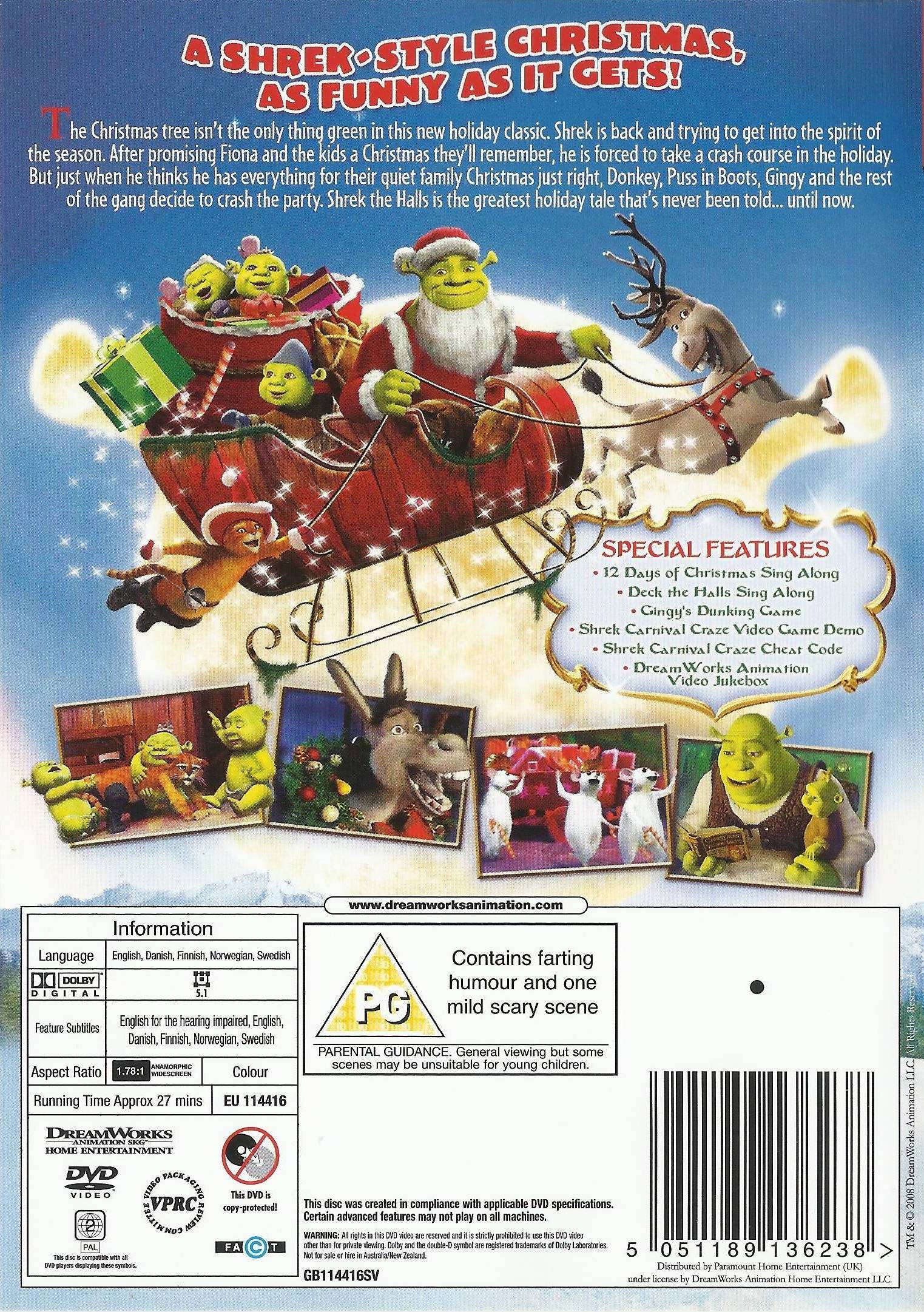SHREK THE HALLS | Le Cinema Paradiso Blu-Ray reviews and DVD reviews